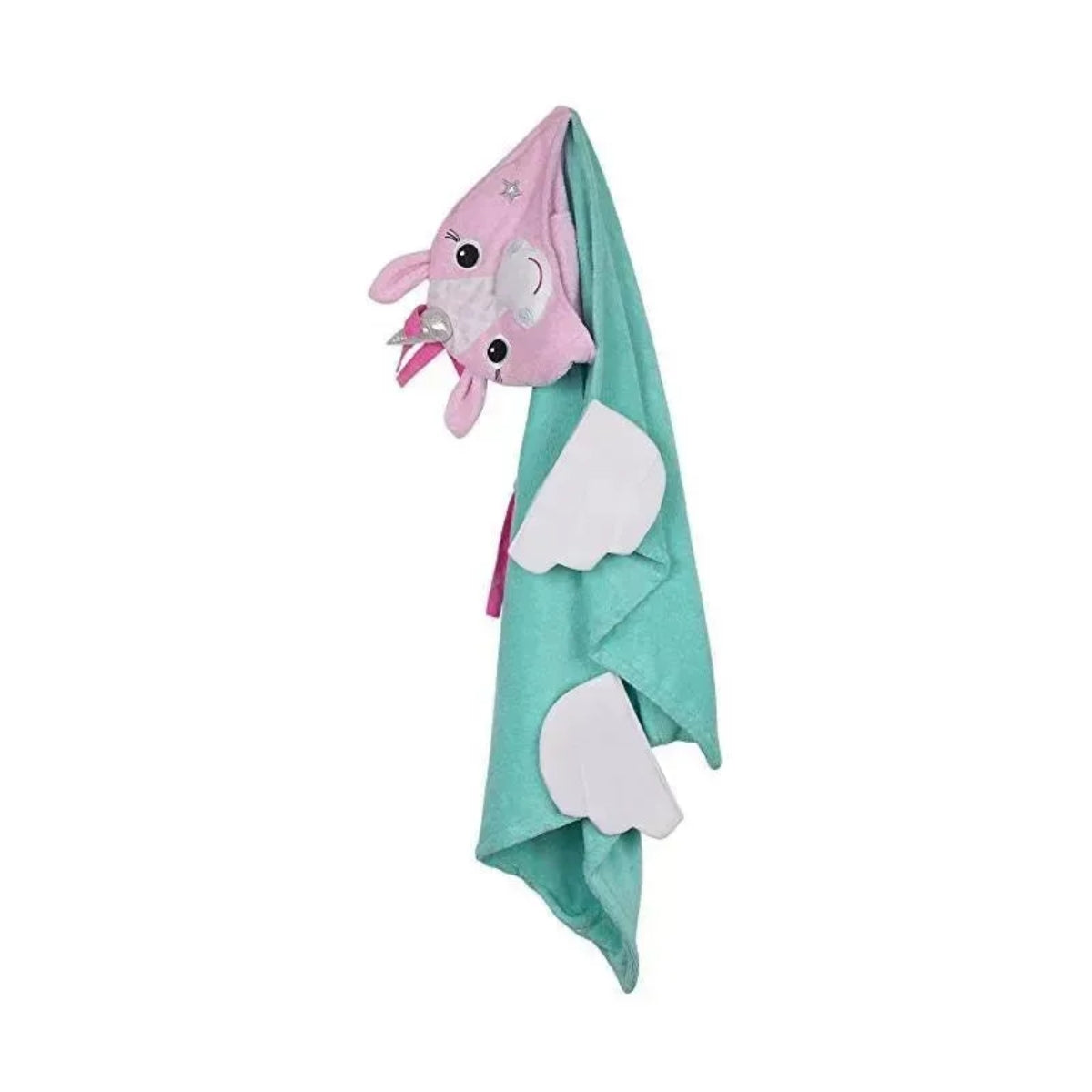 Zoocchini Kids Plush Terry Hooded Bath Towel - Allie the Alicorn – Luna ...